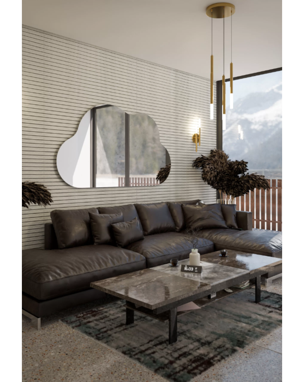 Alasta Cloud veidrodis | Nestandartinių formų veidrodžiai